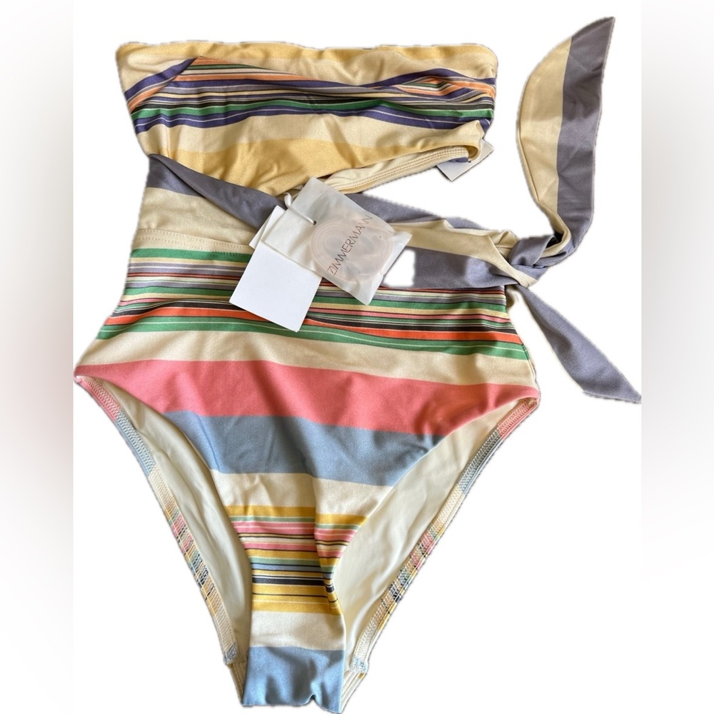 Zimmermann One Piece Mae Cutout Swimsuit Size 0 Size … - Gem